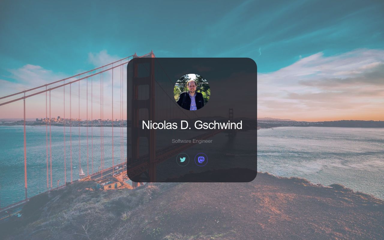Nicolas Gschwind - Software Engineer